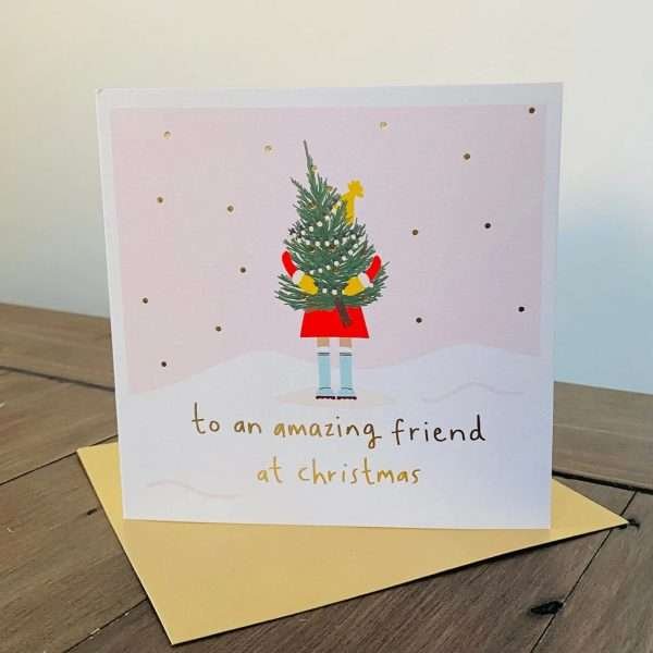 Amazing Friend Christmas Card | The Dotty House
