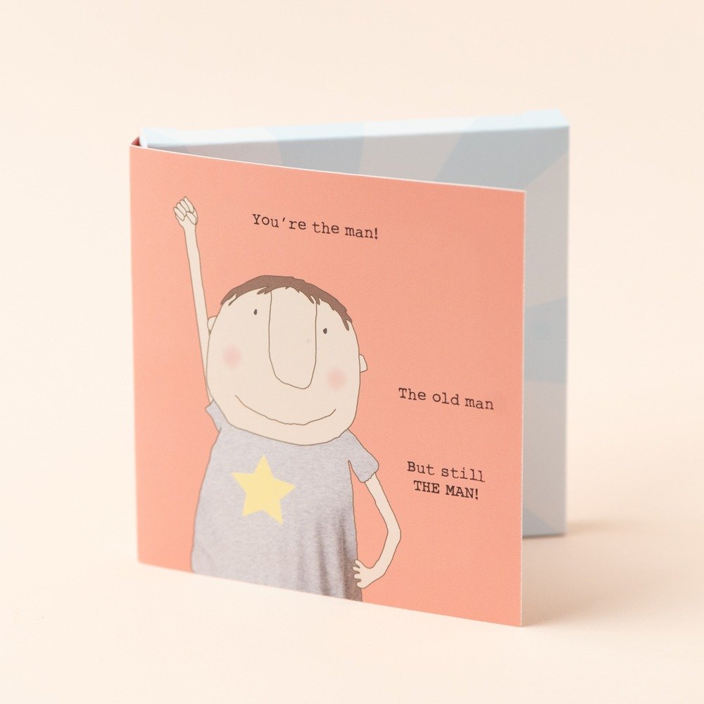 You're The Man Choccy Card | The Dotty House